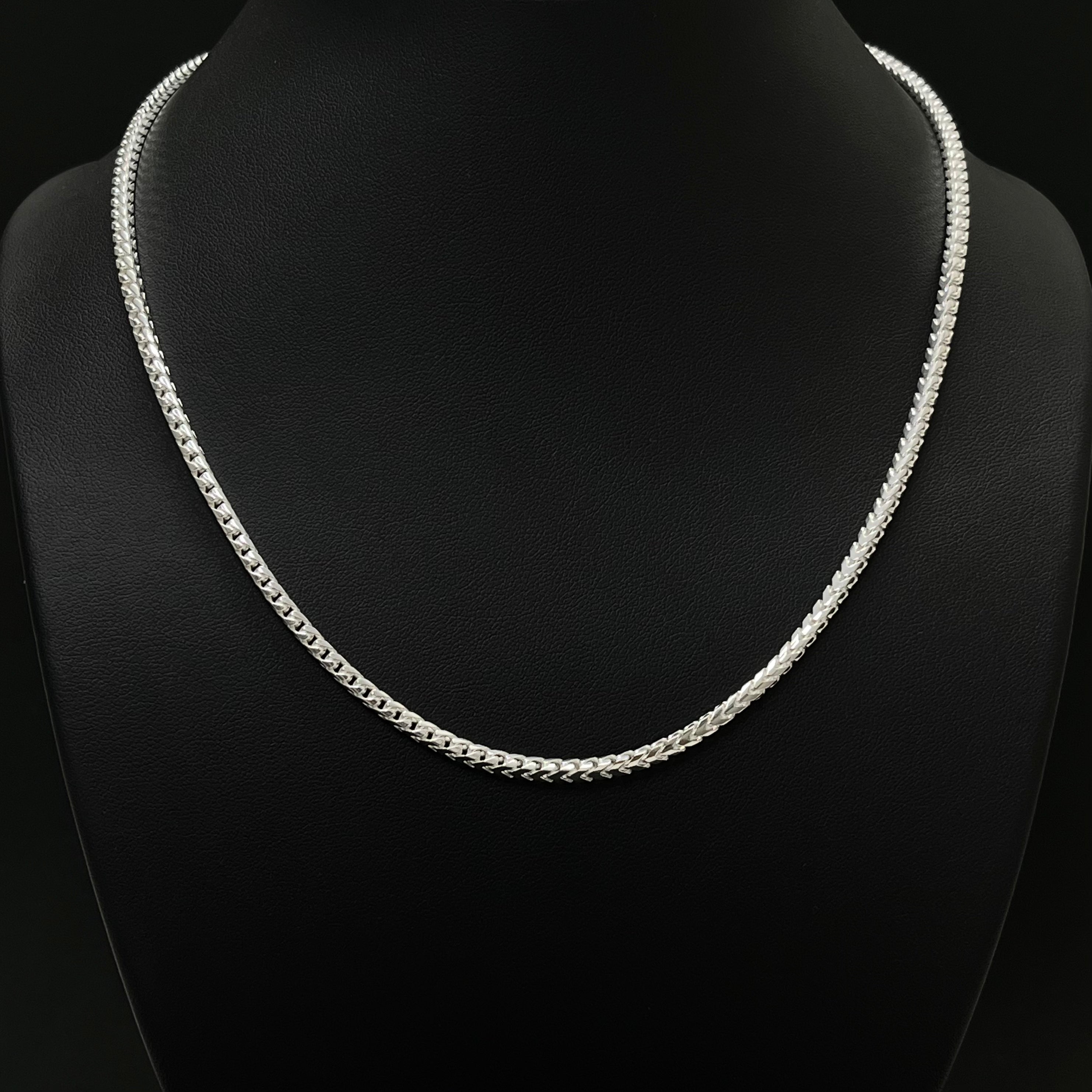 2.8MM Sterling Silver Franco Chain – Imbued Fine Jewelry